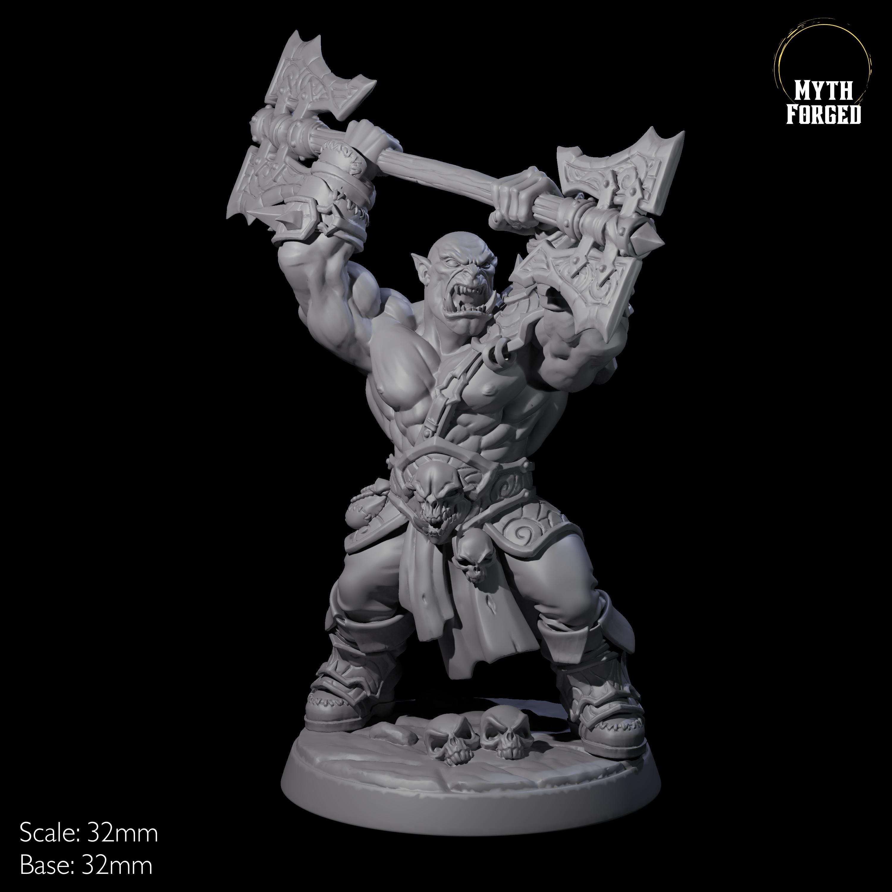 Orc Raiders Miniature Set of 6: D&D, Pathfinder, Tabletop RPG - Etsy