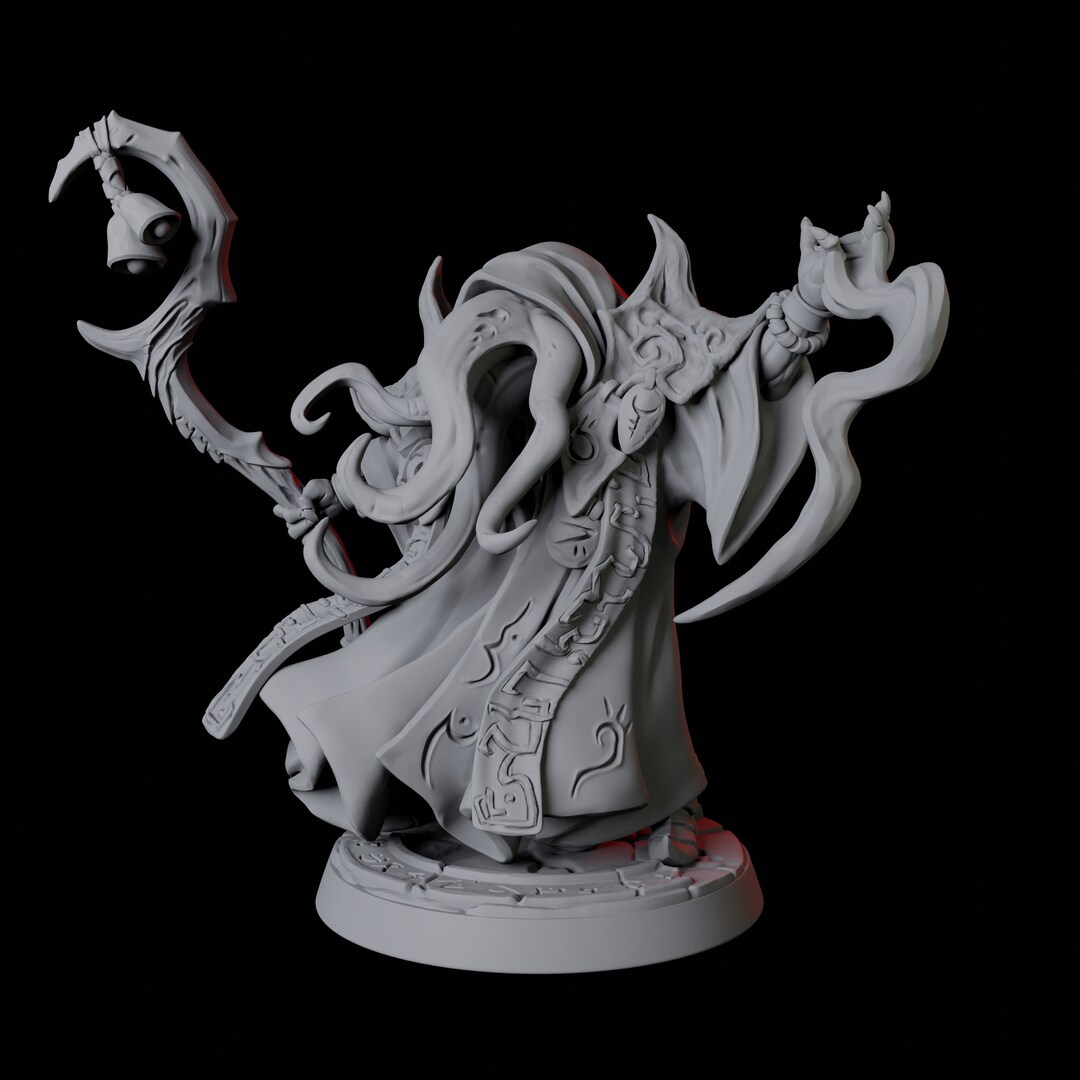 Mind Flayer or Illithid Miniature A for D&D, Dungeons and Dragons ...