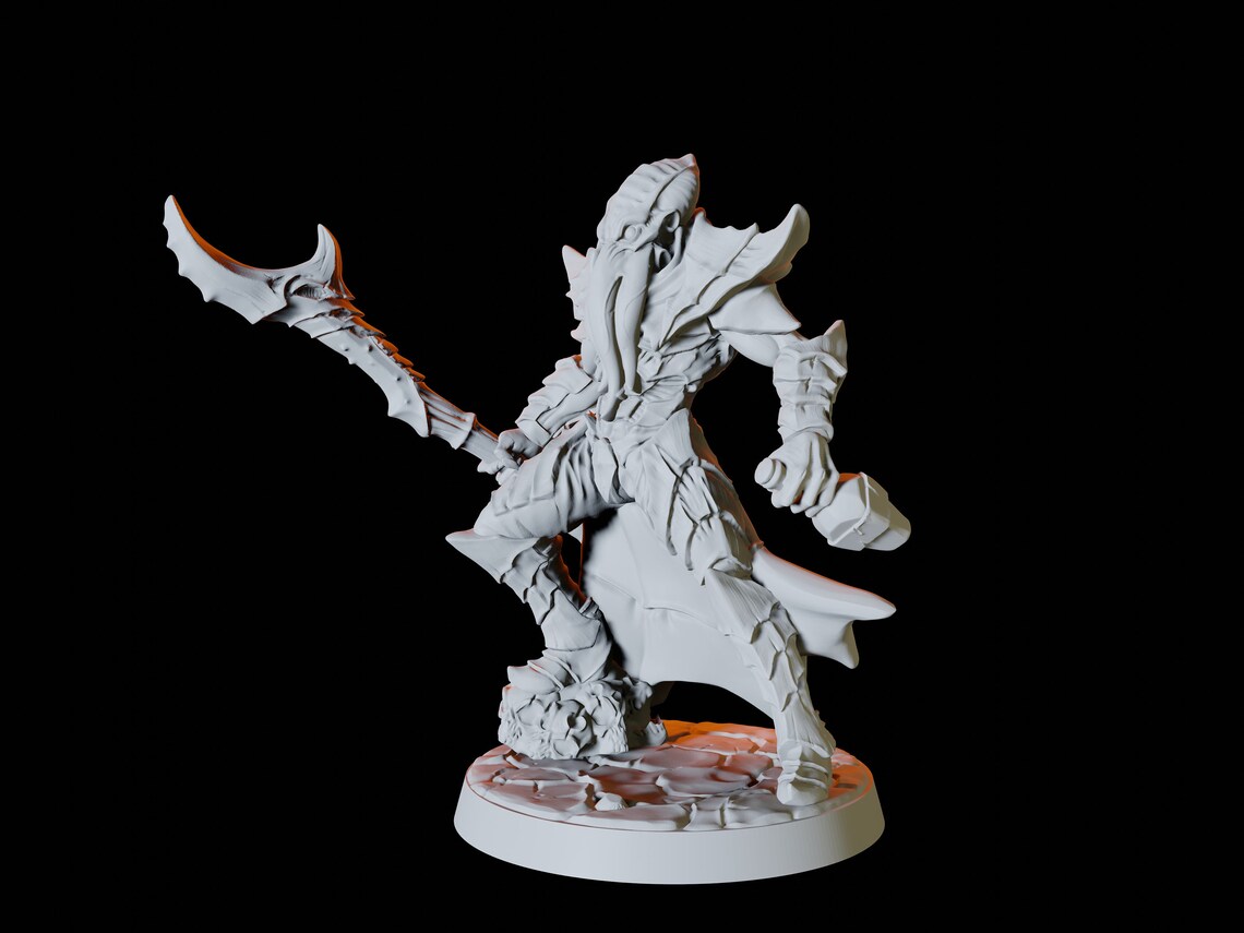 Six Mind Flayer Illithid Army Set Warriors Miniature for D&D - Etsy ...
