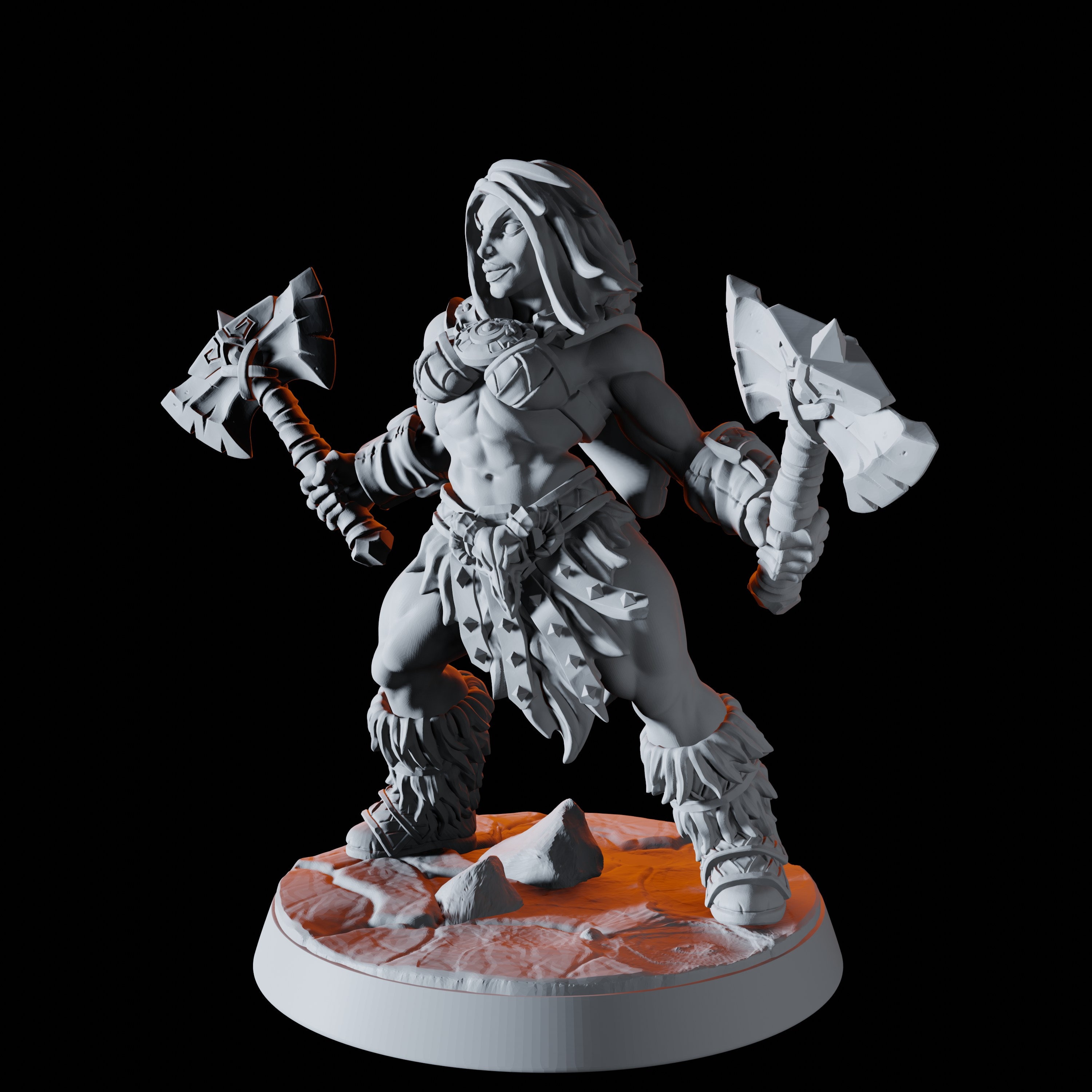 Female Barbarian Miniature