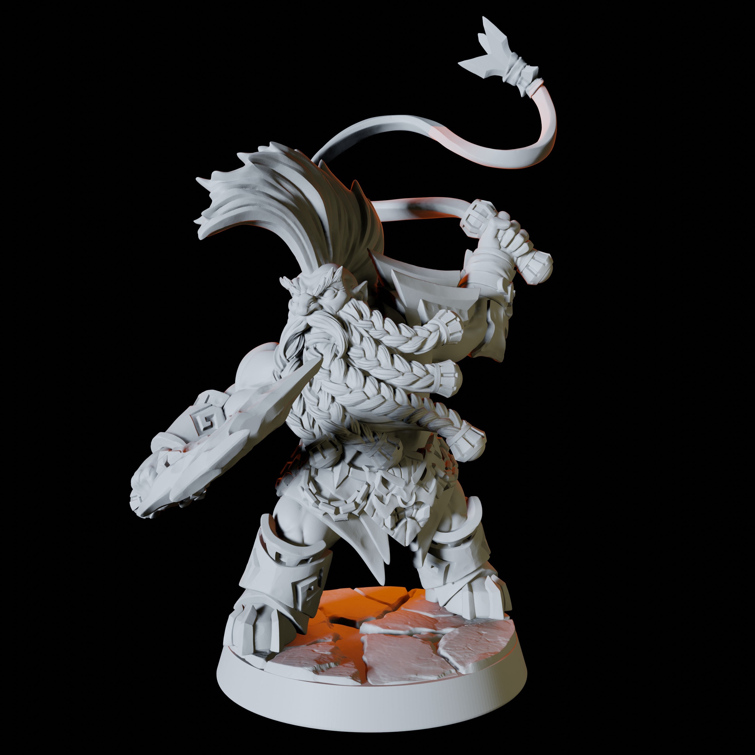 Six Fire Dwarf Miniatures for D&D Dungeons and Dragons - Etsy UK