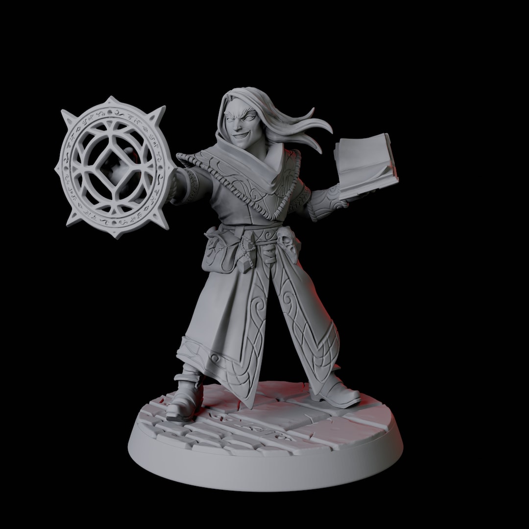 Human Wizard Apprentice A Miniature for D&D, Dungeons and Dragons ...