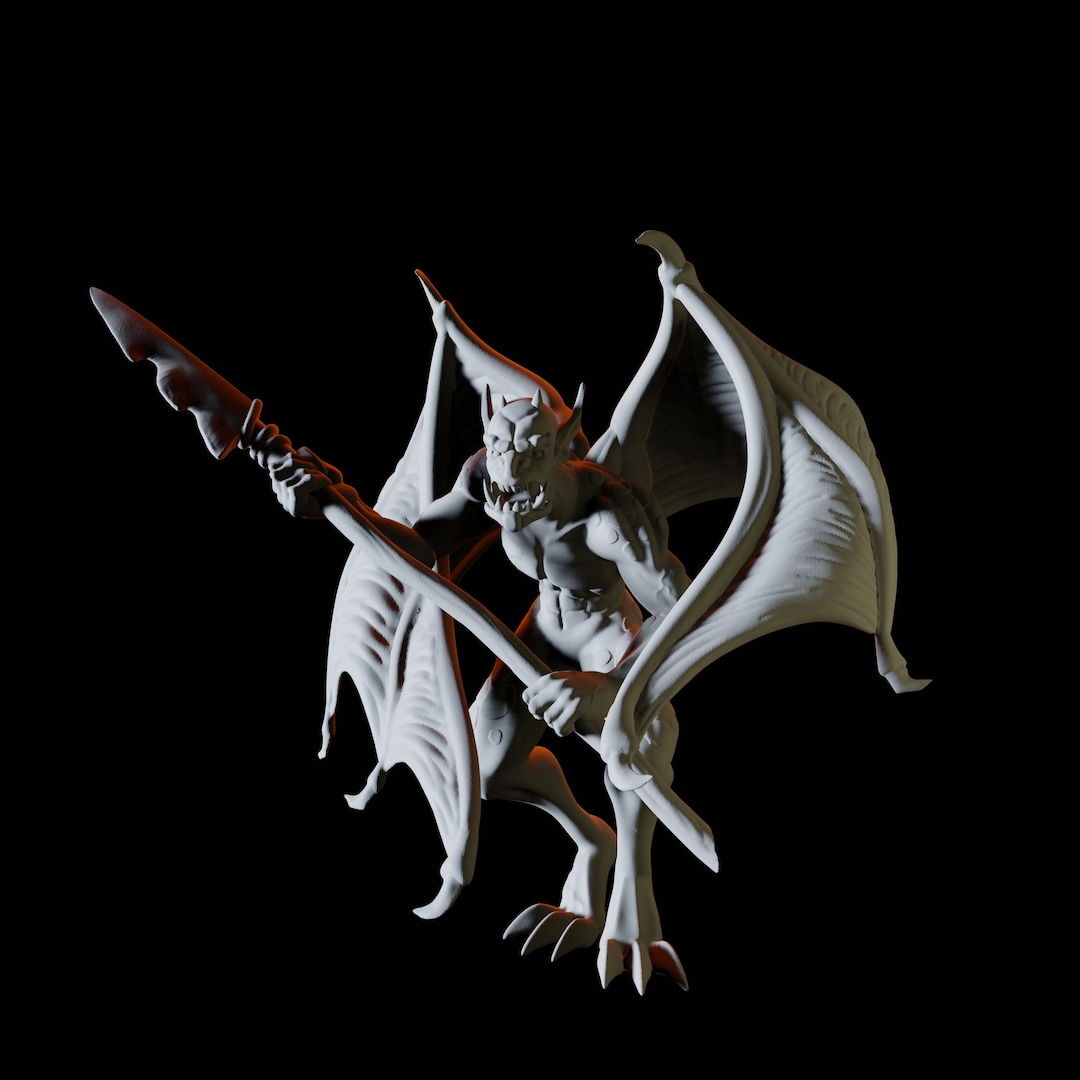 Gargoyle Miniature for D&D, Dungeons and Dragons, Pathfinder and Many ...