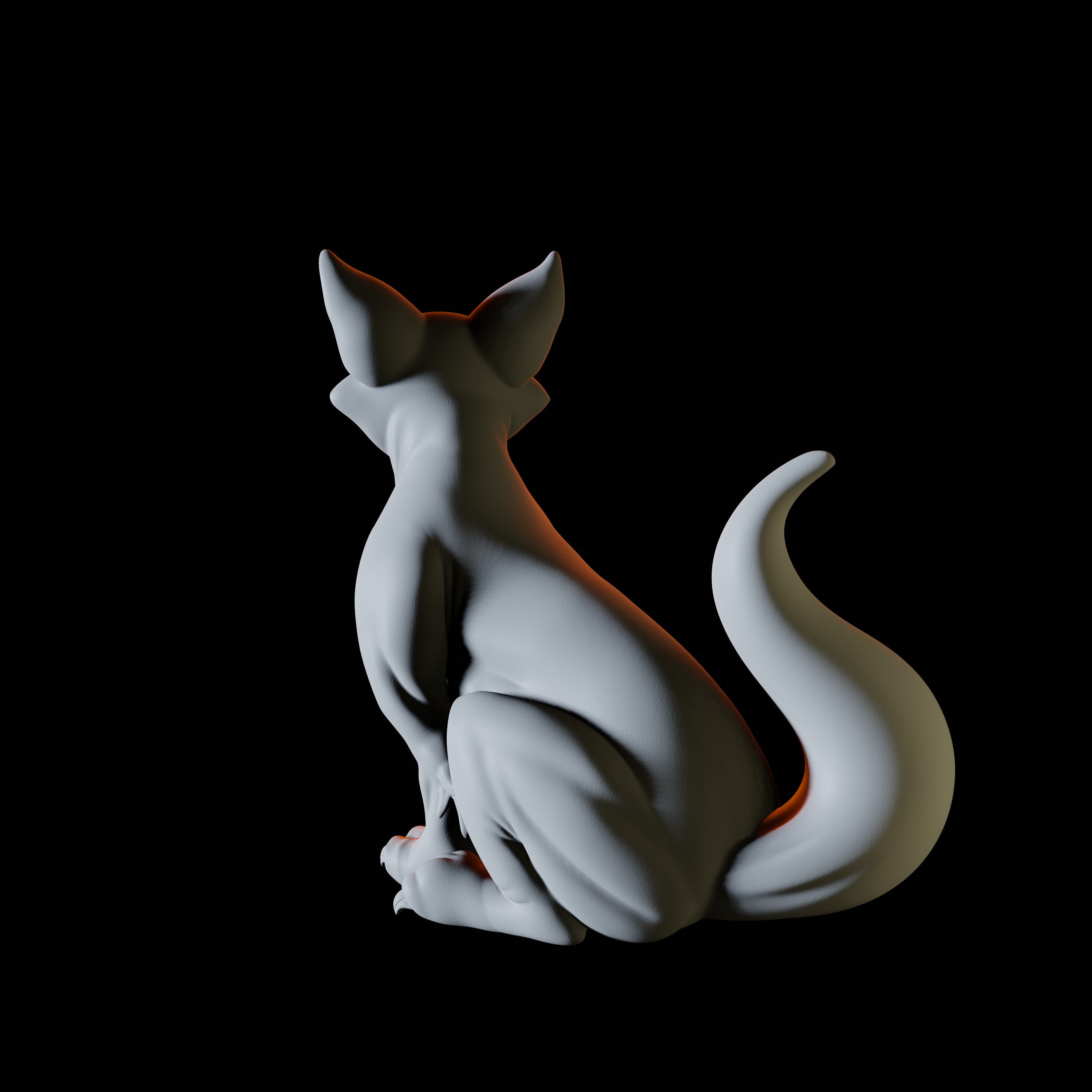 Fox Familiar Miniature for D&D Dungeons and Dragons | Etsy