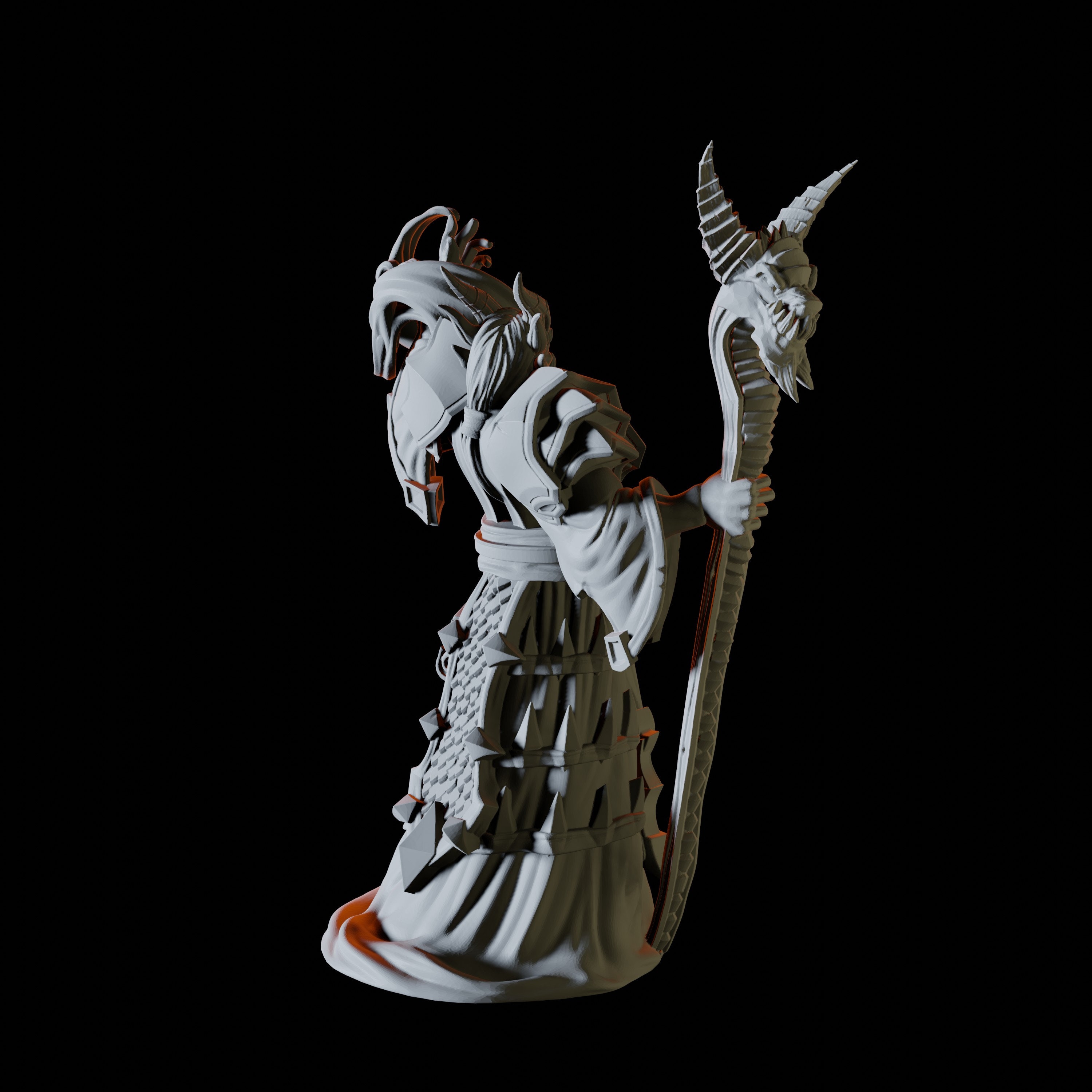 Demonic Warlock Miniature for D&D Dungeons and Dragons - Etsy
