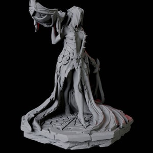 Female Drow High Priestess Miniature for D&D, Dungeons and Dragons ...