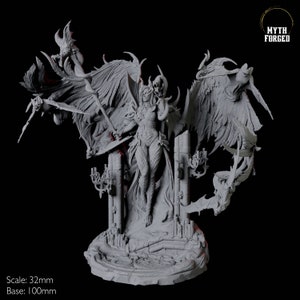 Female Vampire Matriarch Miniature for D&D, Dungeons and Dragons ...