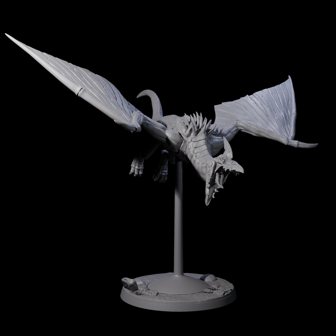 Swooping Pteranodon D Miniature for D&D, Dungeons and Dragons ...