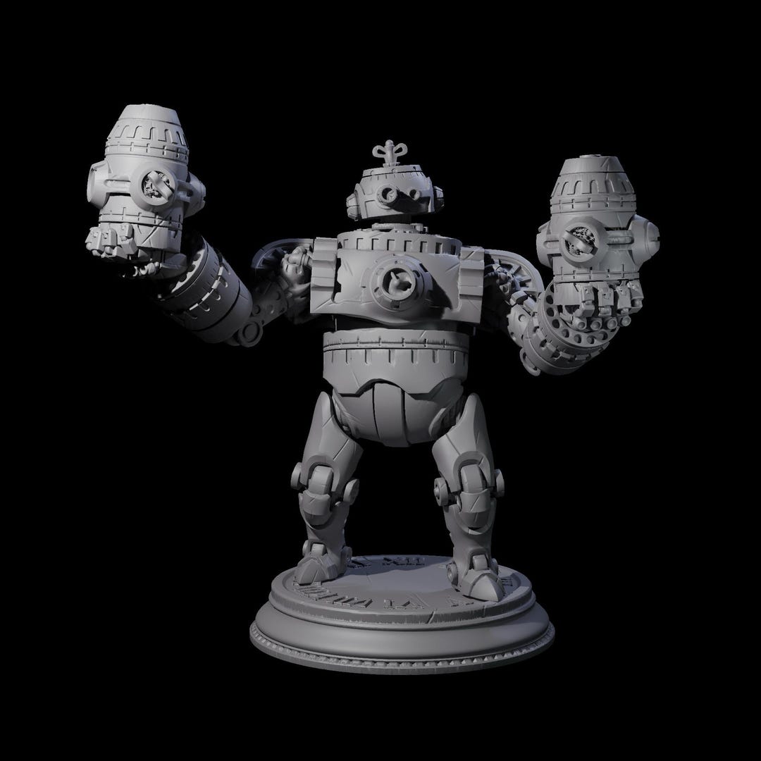 Clockwork Soldier Miniature B: D&D, Pathfinder, Tabletop Games - Etsy