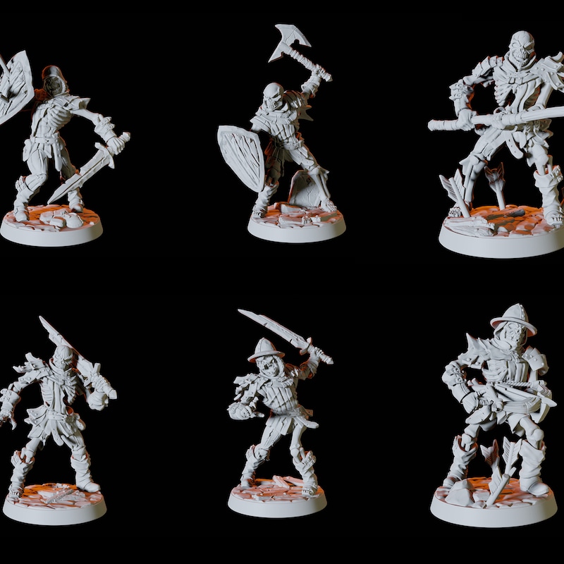 Dnd Skeleton Soldiers - Etsy UK
