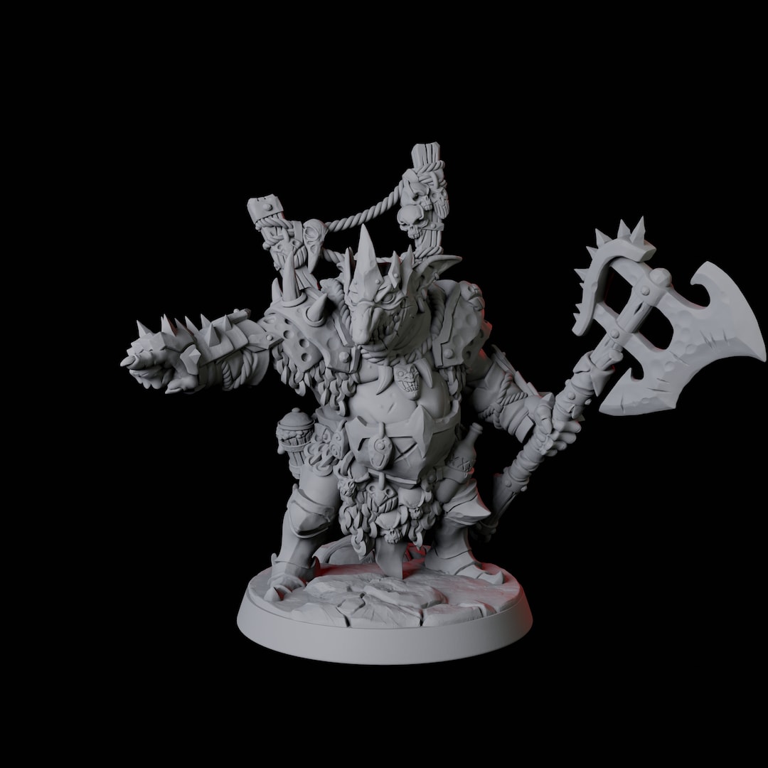 Pointing Goblin Leader Miniature for D&D, Dungeons and Dragons ...