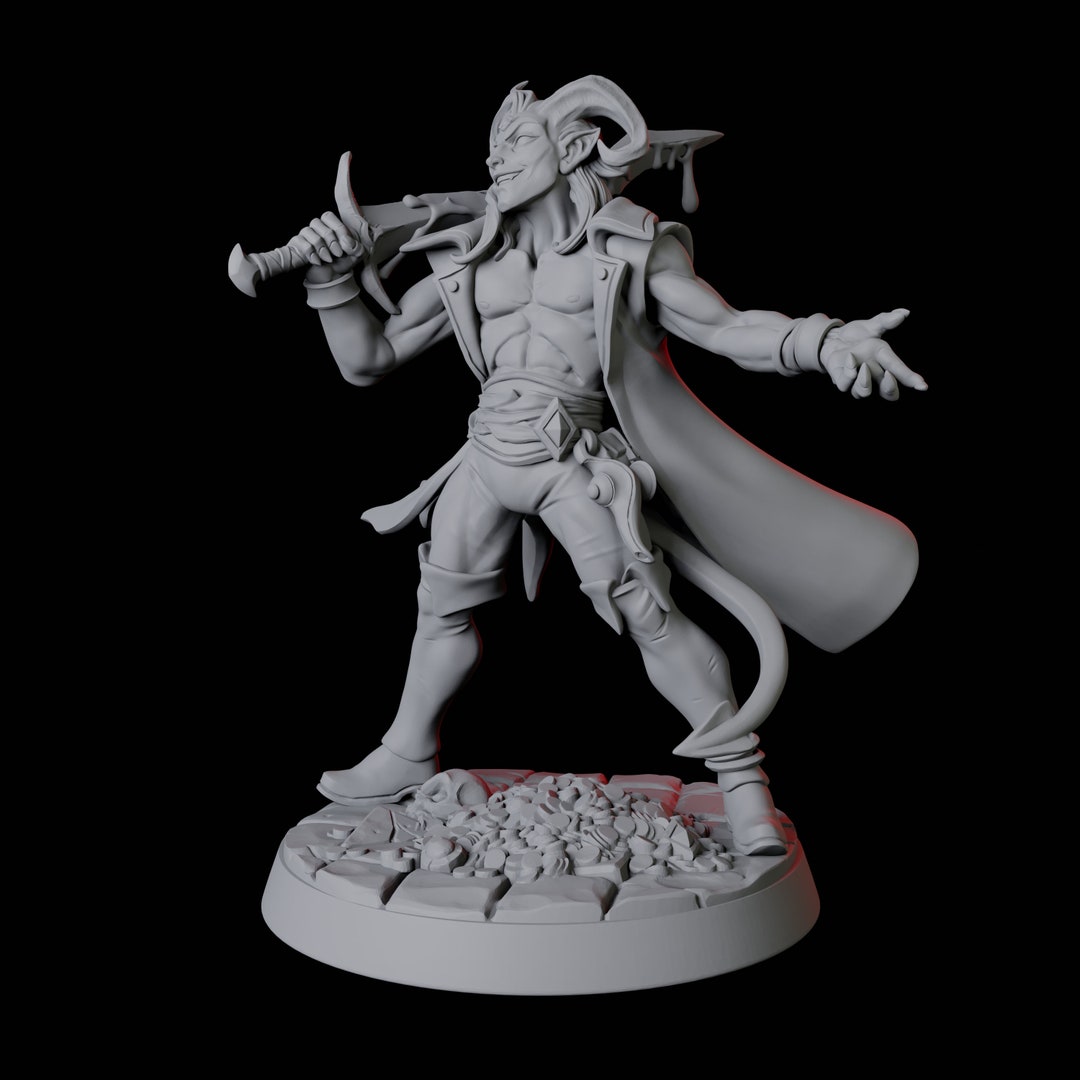 Devil Trickster or Erinyes Miniature for D&D, Dungeons and Dragons ...