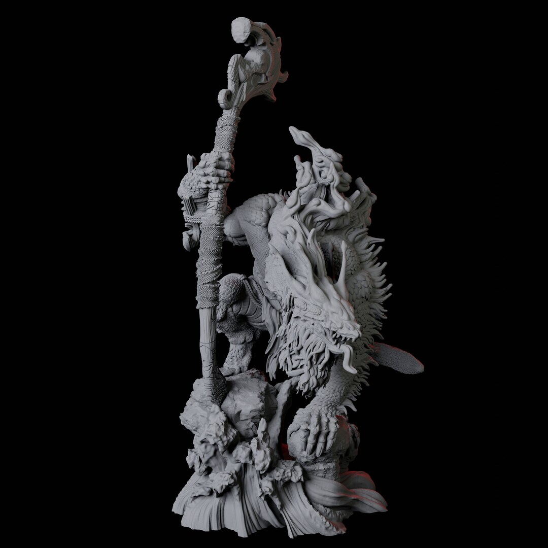 Frost Troll Miniature C for D&D, Dungeons and Dragons, Pathfinder and ...