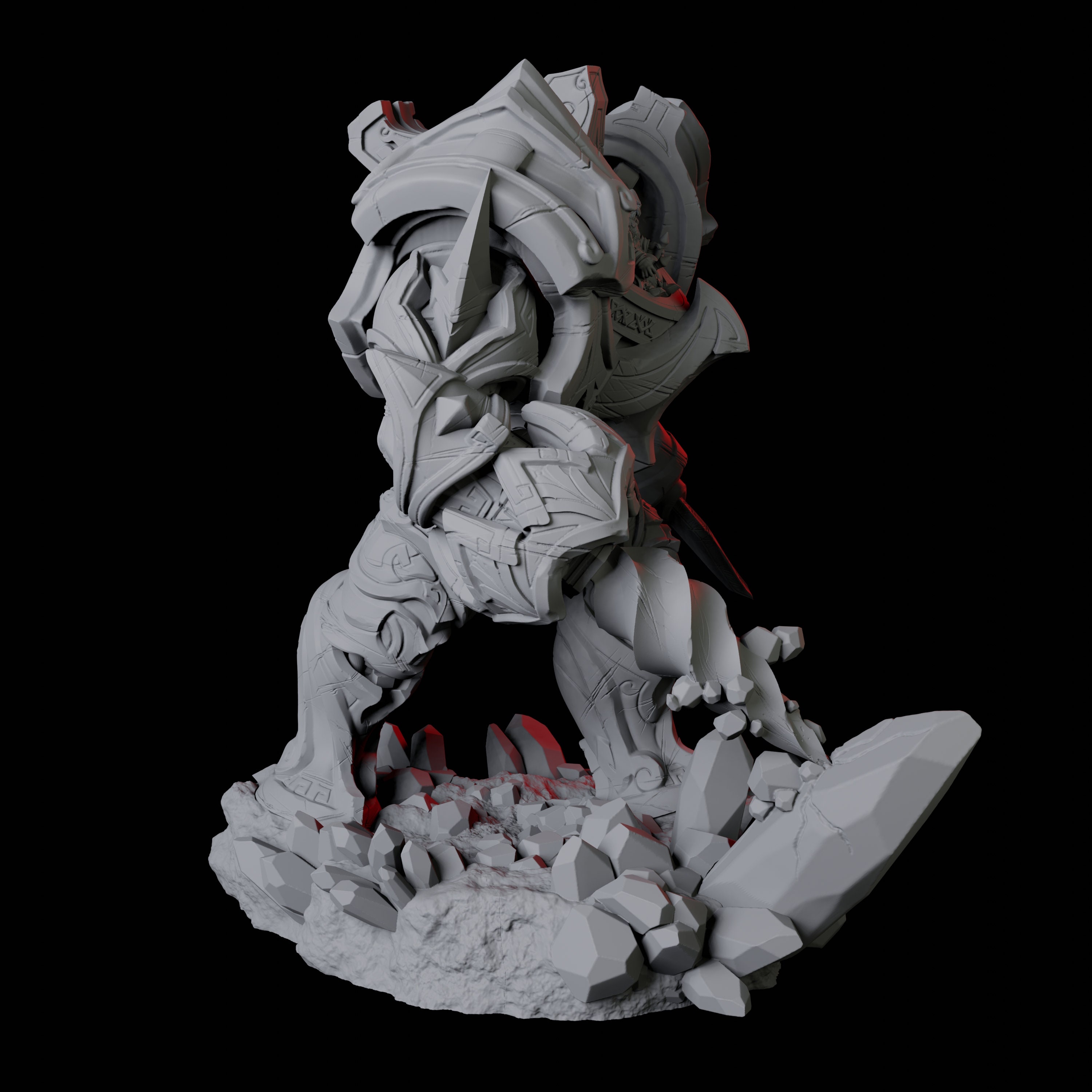 Dwarf Mega Mech Suit Miniature for D&D, Dungeons and Dragons ...