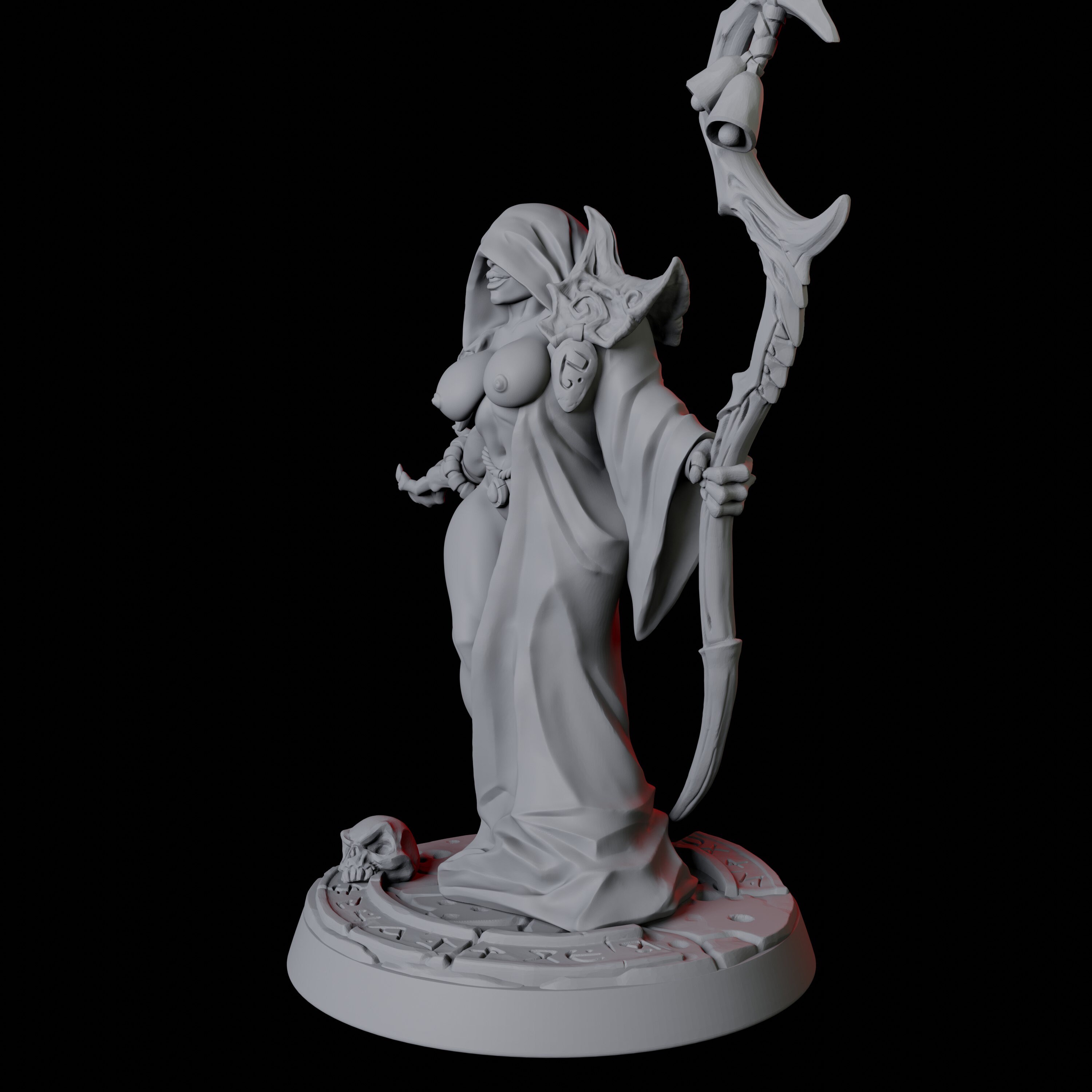 Sexy, Pin up Cultist Miniature for D&D, Dungeons and Dragons ...