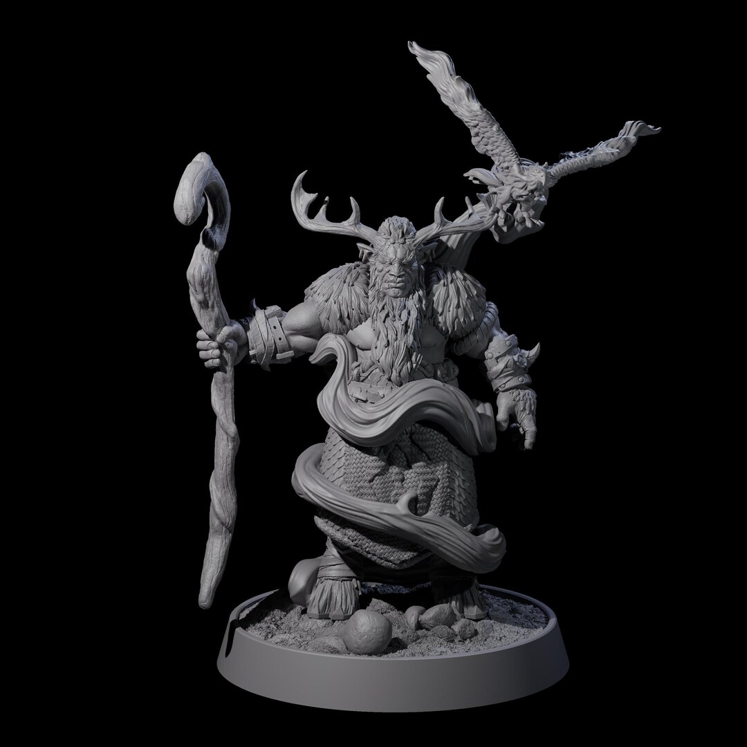 Forest Guardian Satyr M Miniature for D&D, Dungeons and Dragons ...