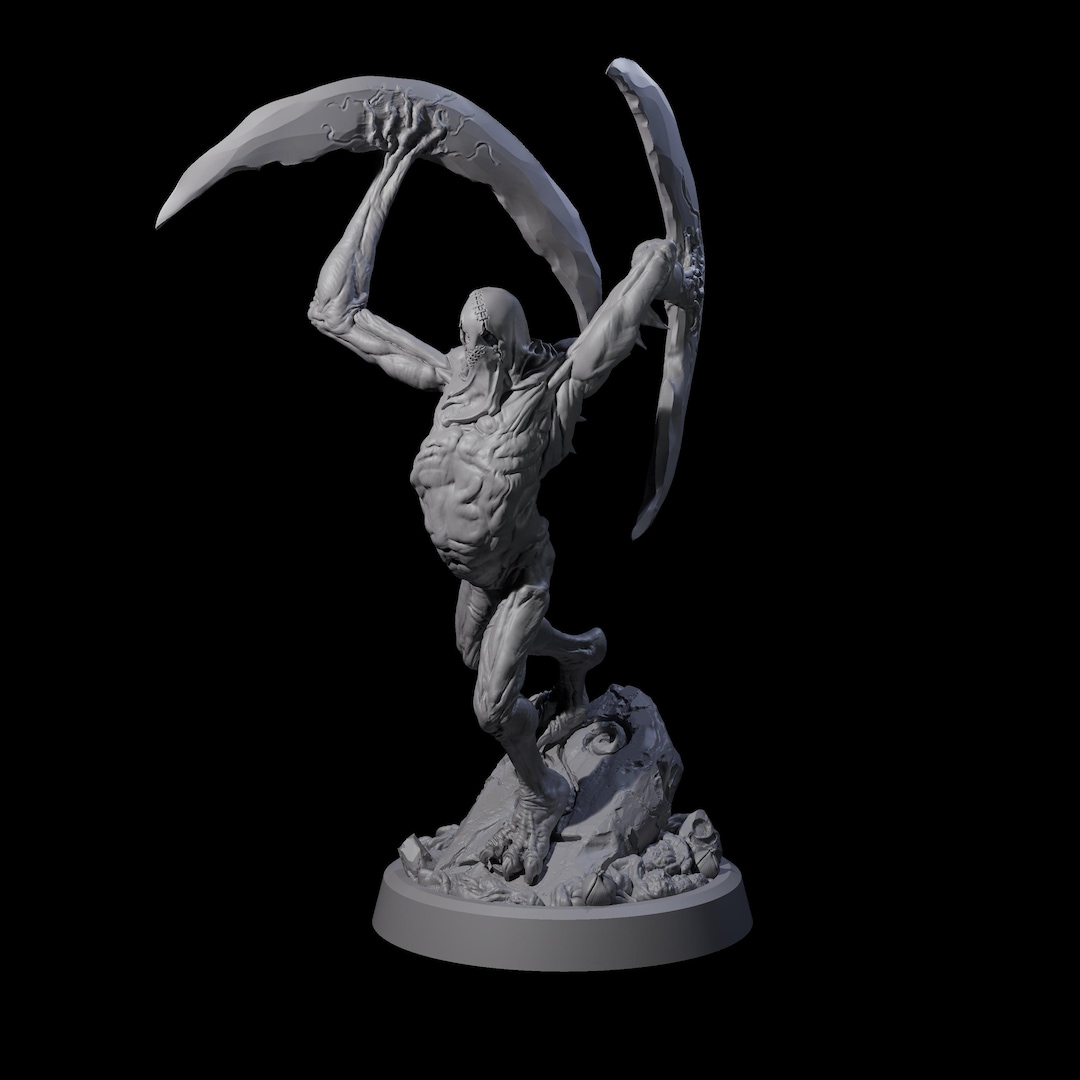 Scythe Wielding Velstrac A Miniature for D&D, Dungeons and Dragons ...