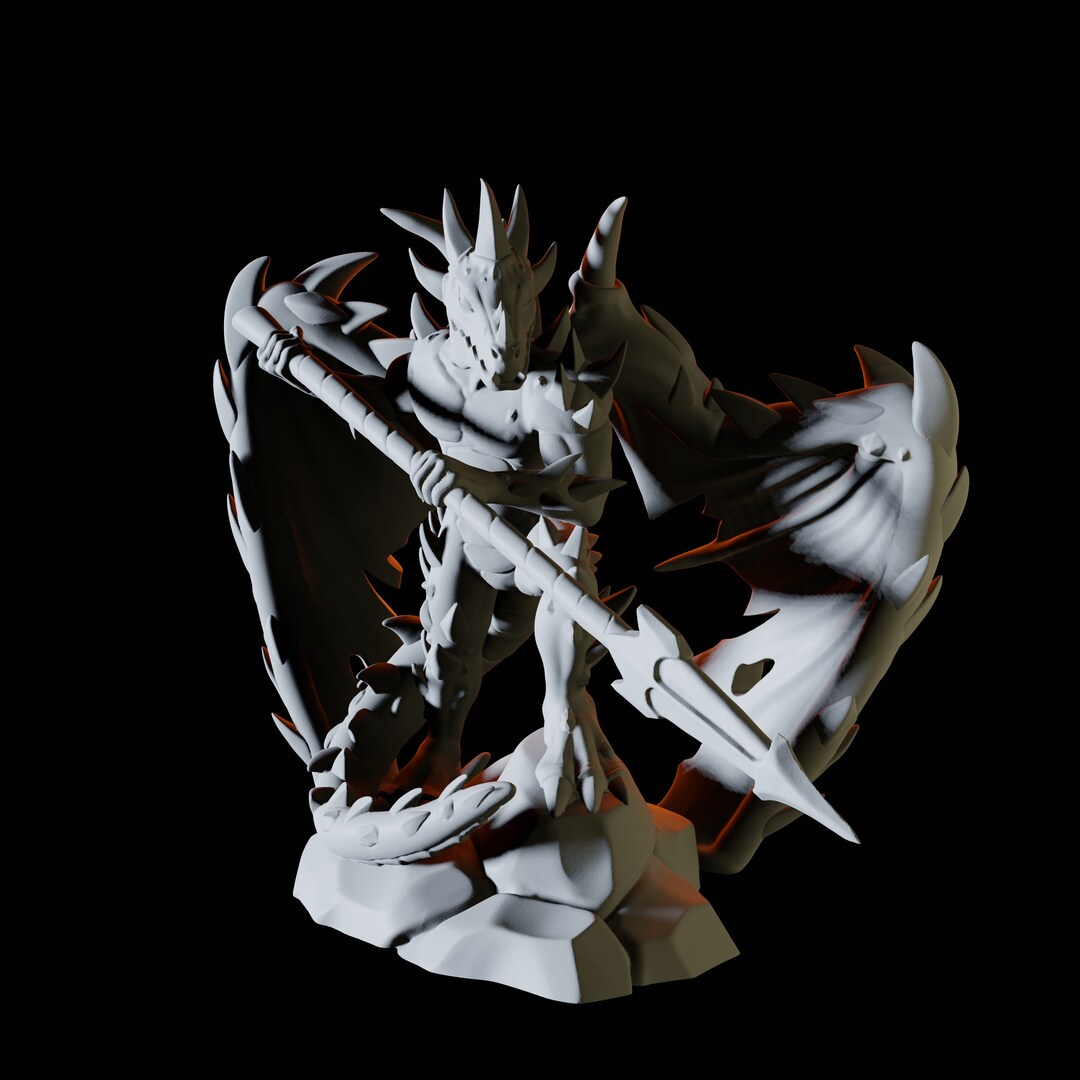 Spined Devil Miniature for D&D, Dungeons and Dragons, Pathfinder and ...