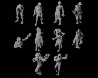 Zombie Miniatures - Etsy