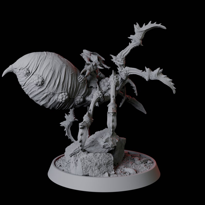 Rearing Giant Spider With Goblin Riding Miniature for D&D, Dungeons and ...