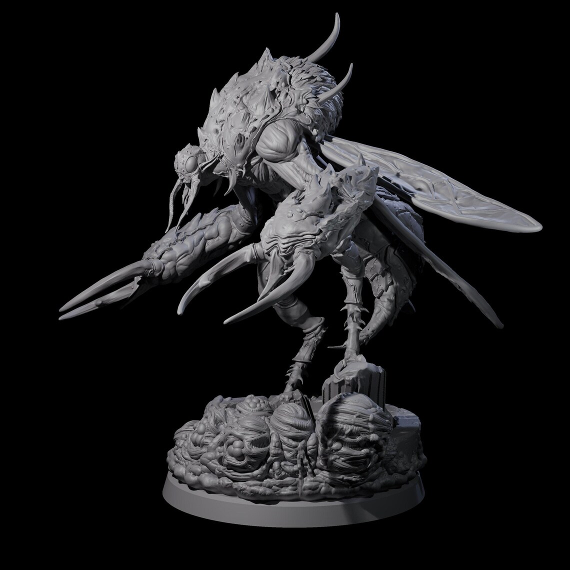 Springing Hive Sentinel C Miniature for D&D, Dungeons and Dragons ...