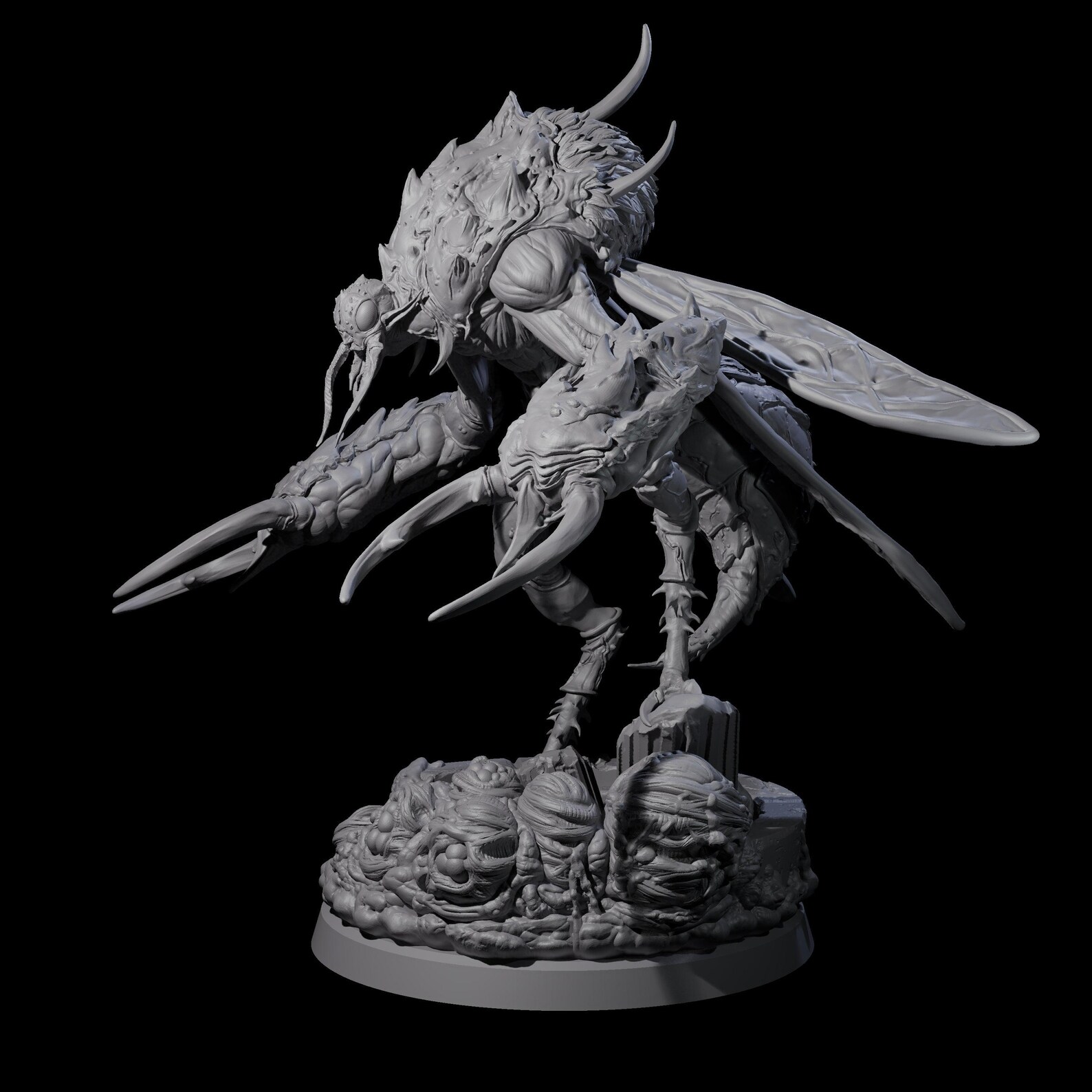 Springing Hive Sentinel C Miniature for D&D, Dungeons and Dragons ...