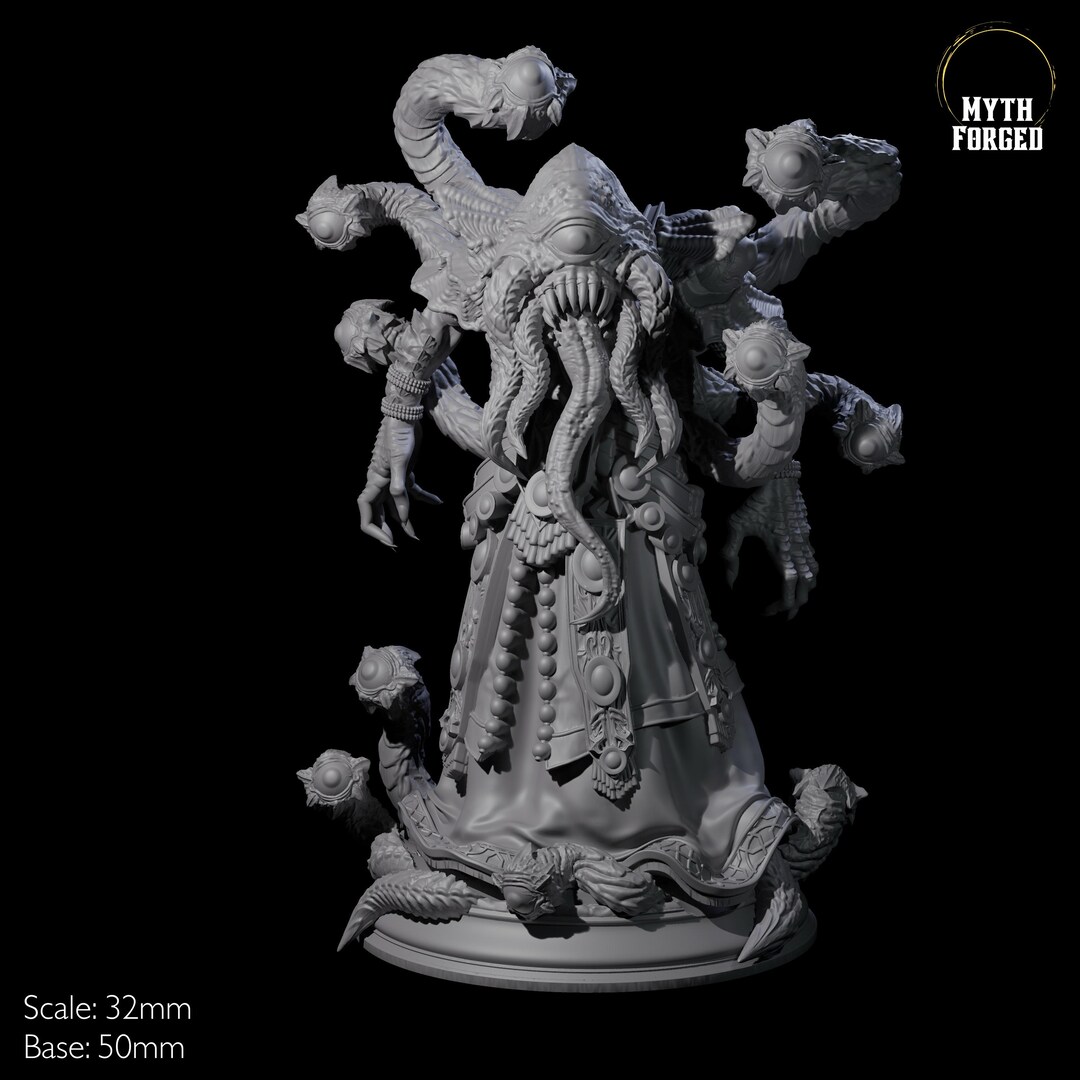 Mind Flayer Beholder Hybrid Miniature for D&D, Dungeons and Dragons ...