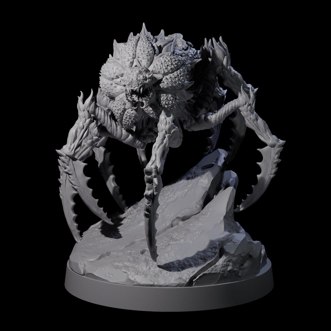 Crawling Zernivian Miniature for D&D, Dungeons and Dragons, Pathfinder ...