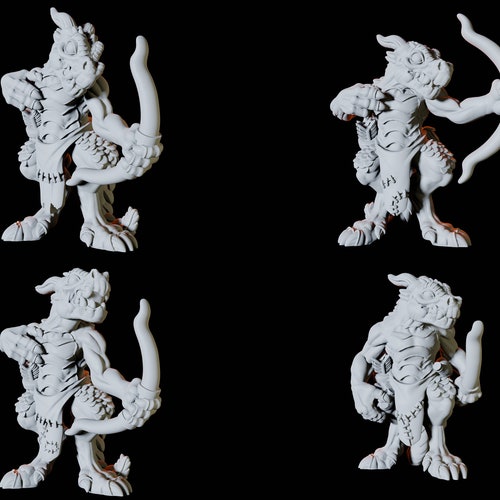 Six Kobold Soldiers for D&D Dungeons and Dragons Pathfinder - Etsy