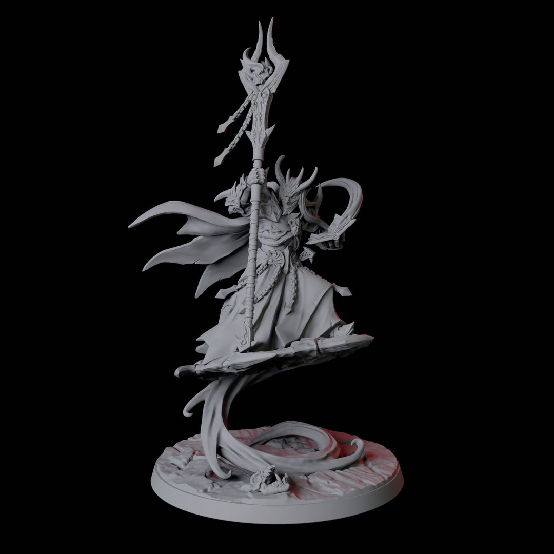 Devil Wizard Miniature for D&D, Dungeons and Dragons, Pathfinder and ...