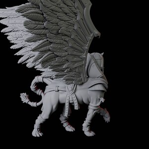 Majestic Winged Sphinx for D&D, Dungeons and Dragons, Pathfinder and ...