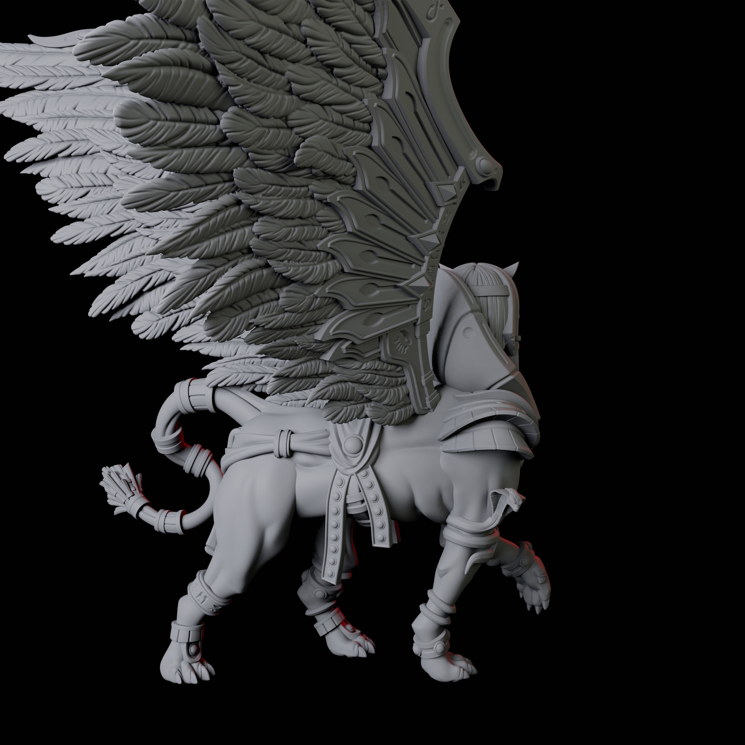 Majestic Winged Sphinx for D&D, Dungeons and Dragons, Pathfinder and ...