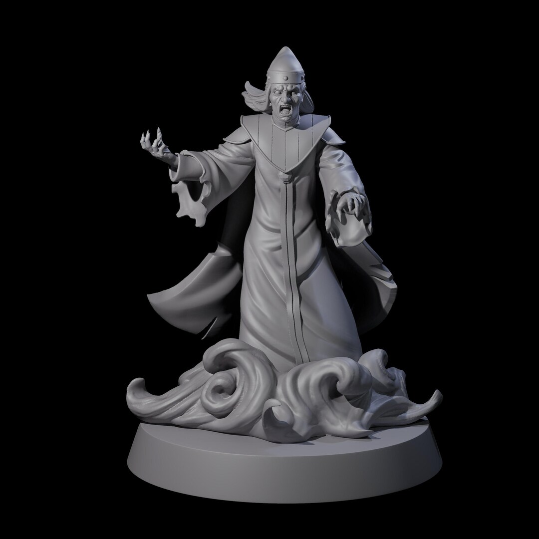 Nefarious Shadow Ruler Miniature for D&D, Dungeons and Dragons ...