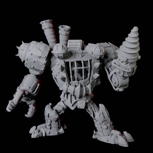 Gnome Mech Suit Miniature for D&D, Dungeons and Dragons, Pathfinder and ...