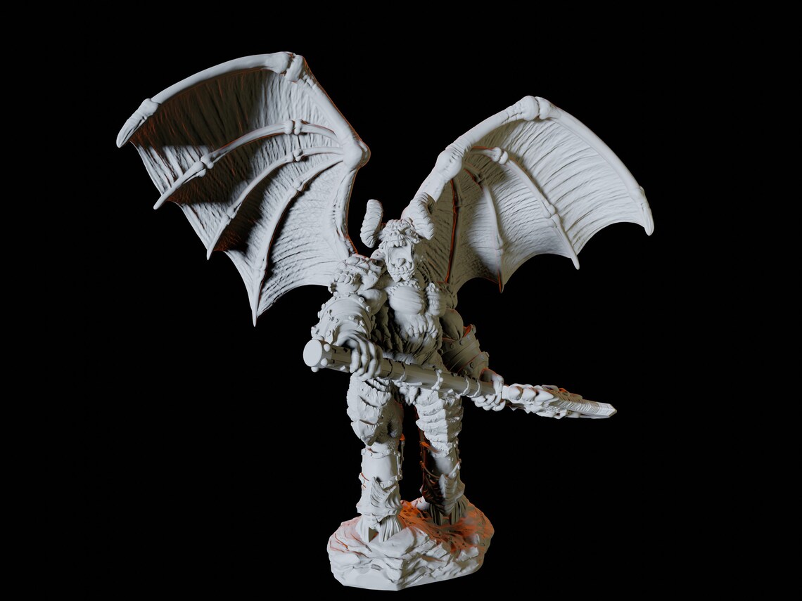 Balor Miniature for D&D Dungeons and Dragons Pathfinder and - Etsy
