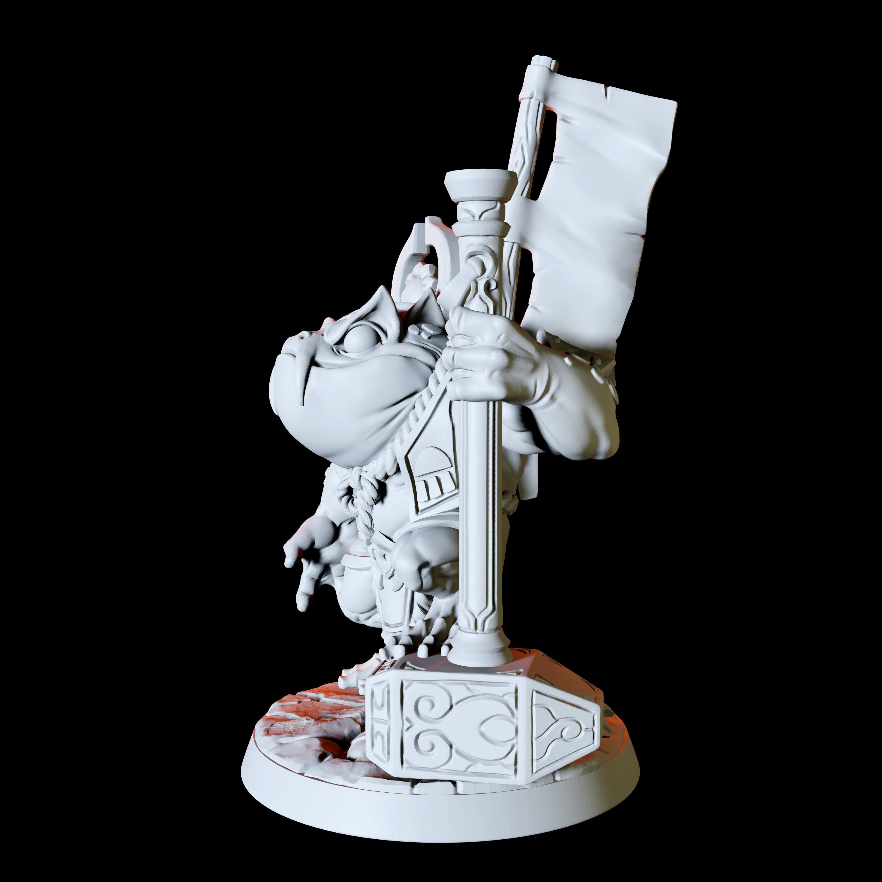 Bullywug Hammer Miniature for D&D, Dungeons and Dragons, Pathfinder and ...