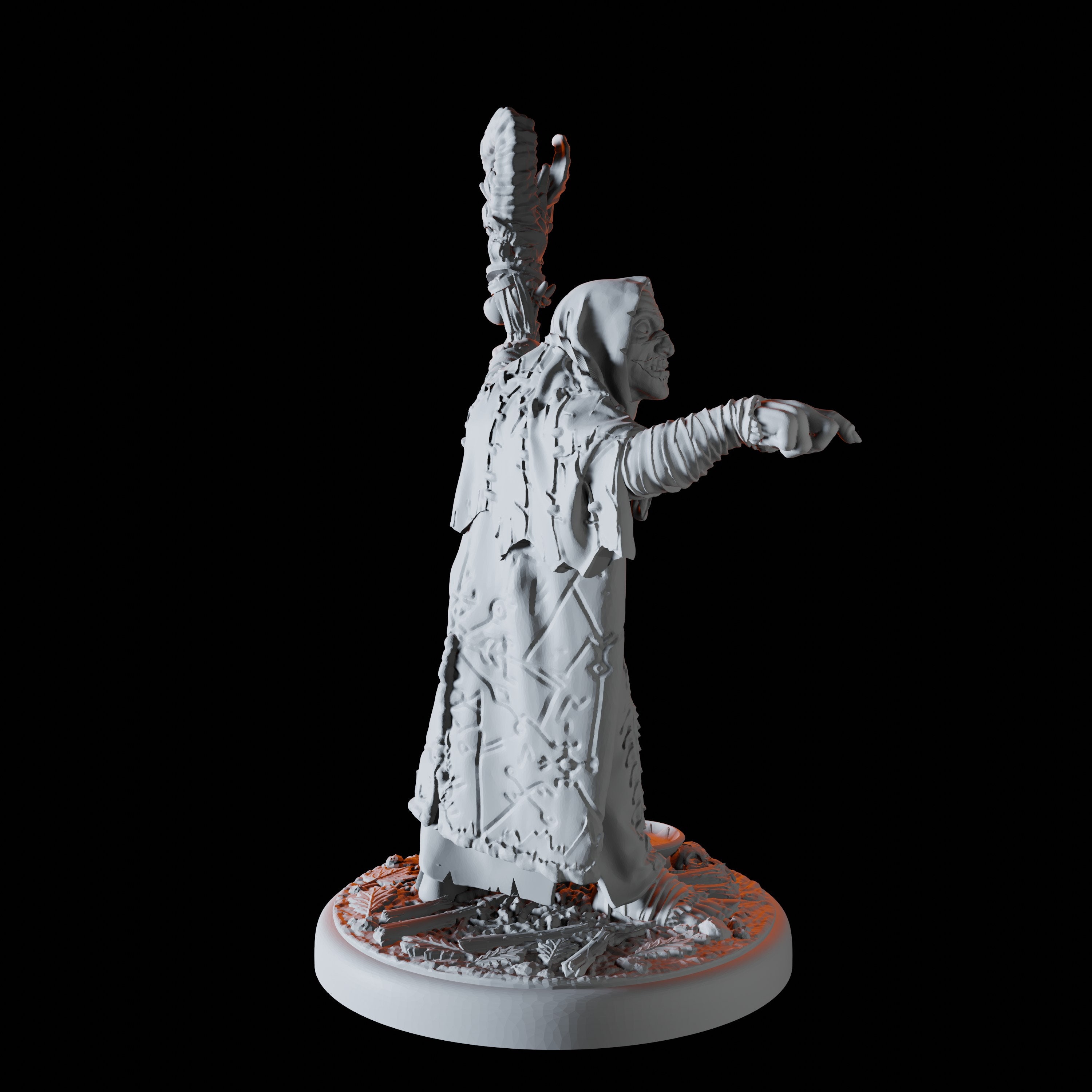 Evil Human Druid Miniature for D&D Dungeons and Dragons - Etsy