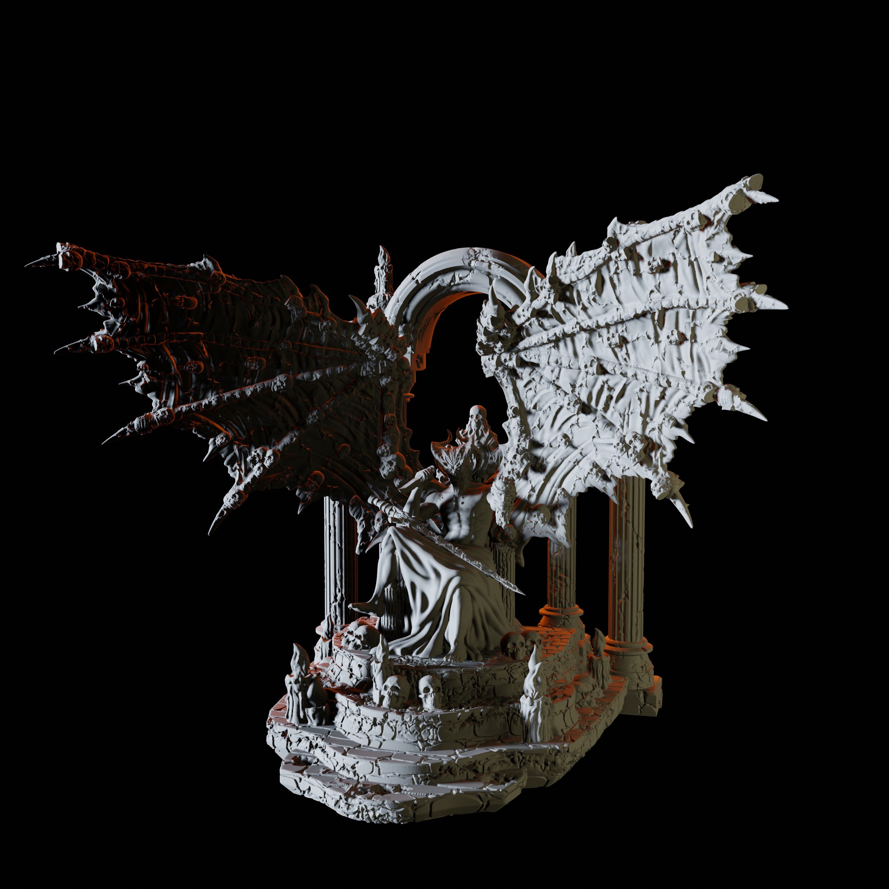 Asmodeus Miniature for D&D Dungeons and Dragons Pathfinder - Etsy