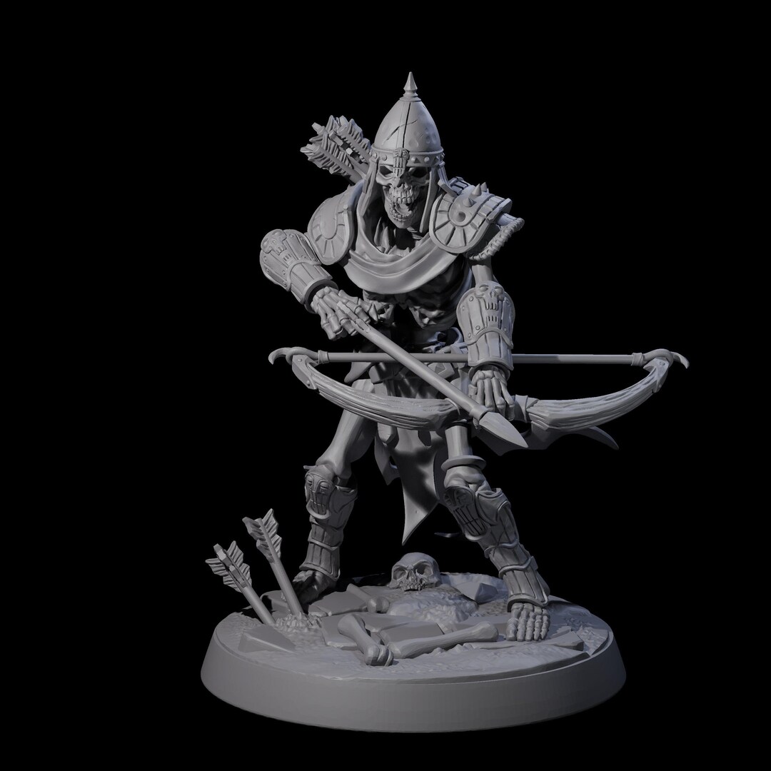 Clattering Skeleton F Miniature for D&D, Dungeons and Dragons ...
