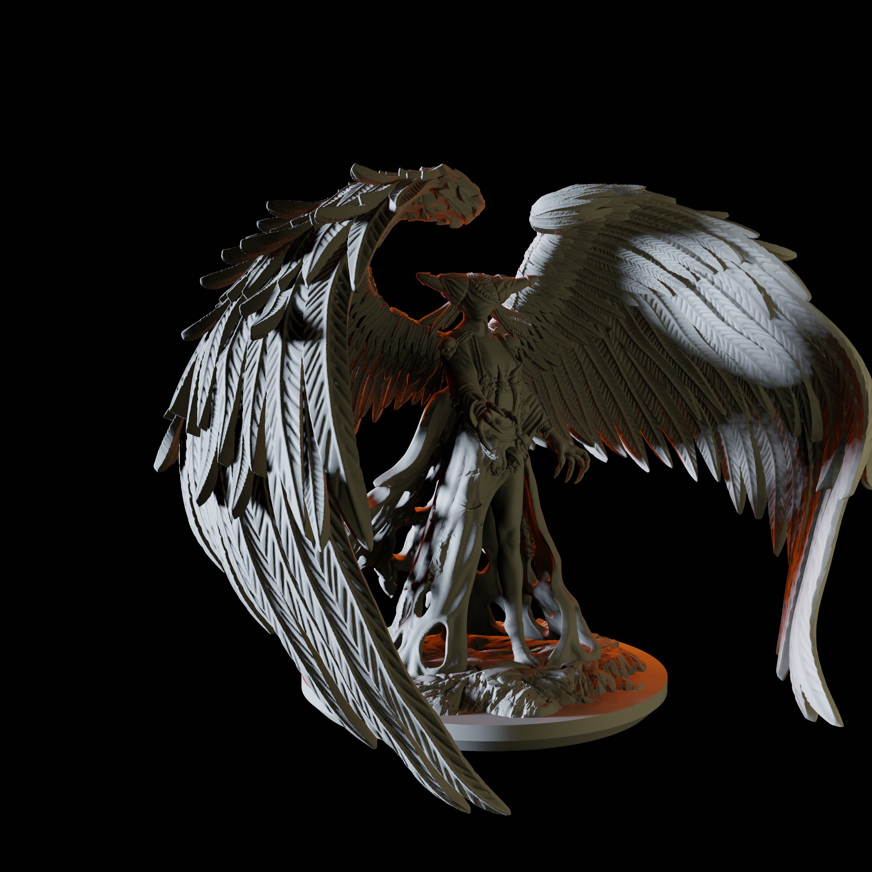 Fallen Celestial Miniature for D&D Dungeons and Dragons - Etsy