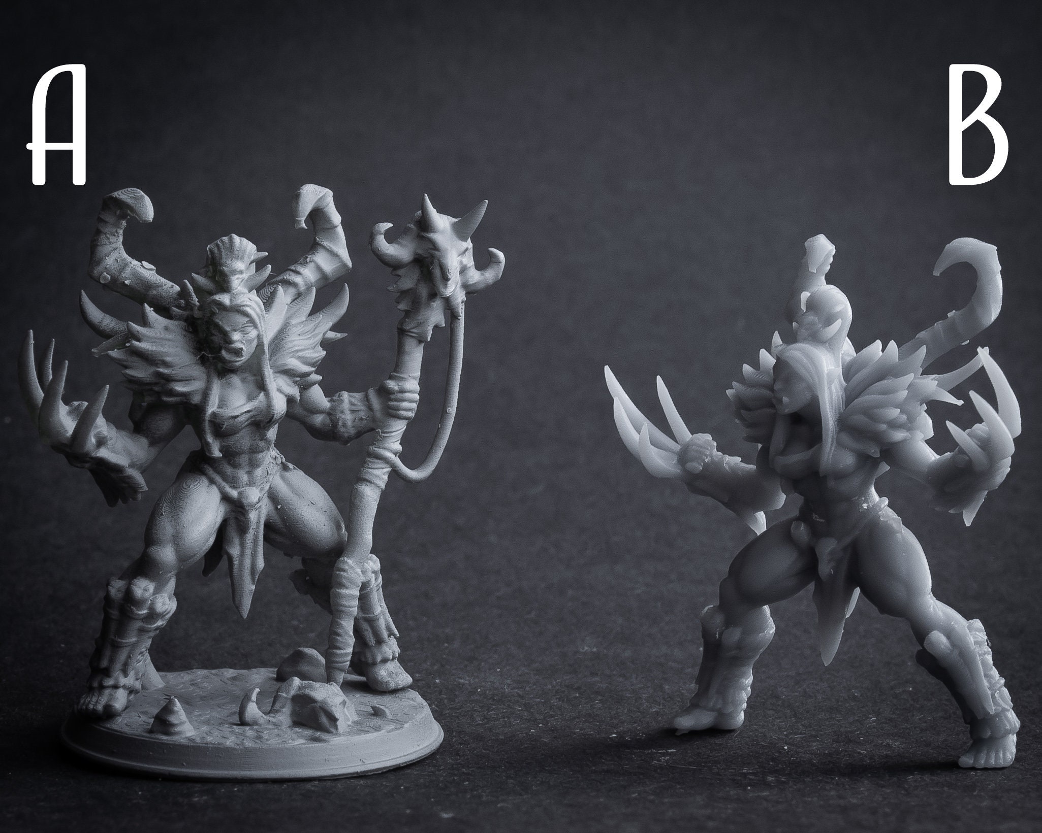 Female Orc Shaman Fighter Miniature for D&D Dungeons and - Etsy Australia