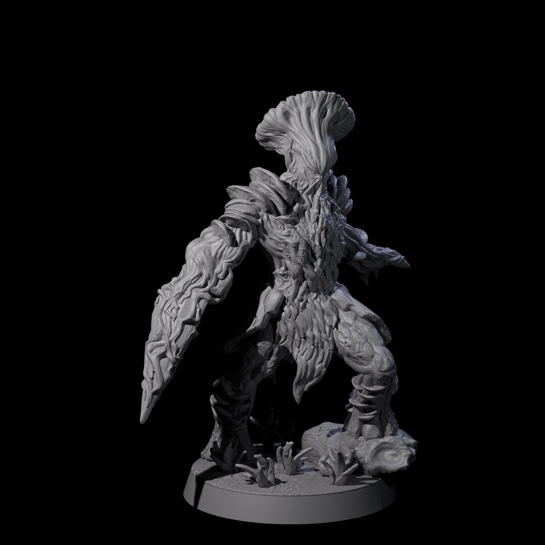 Spongy Myconid Warrior B Miniature for D&D, Dungeons and Dragons ...