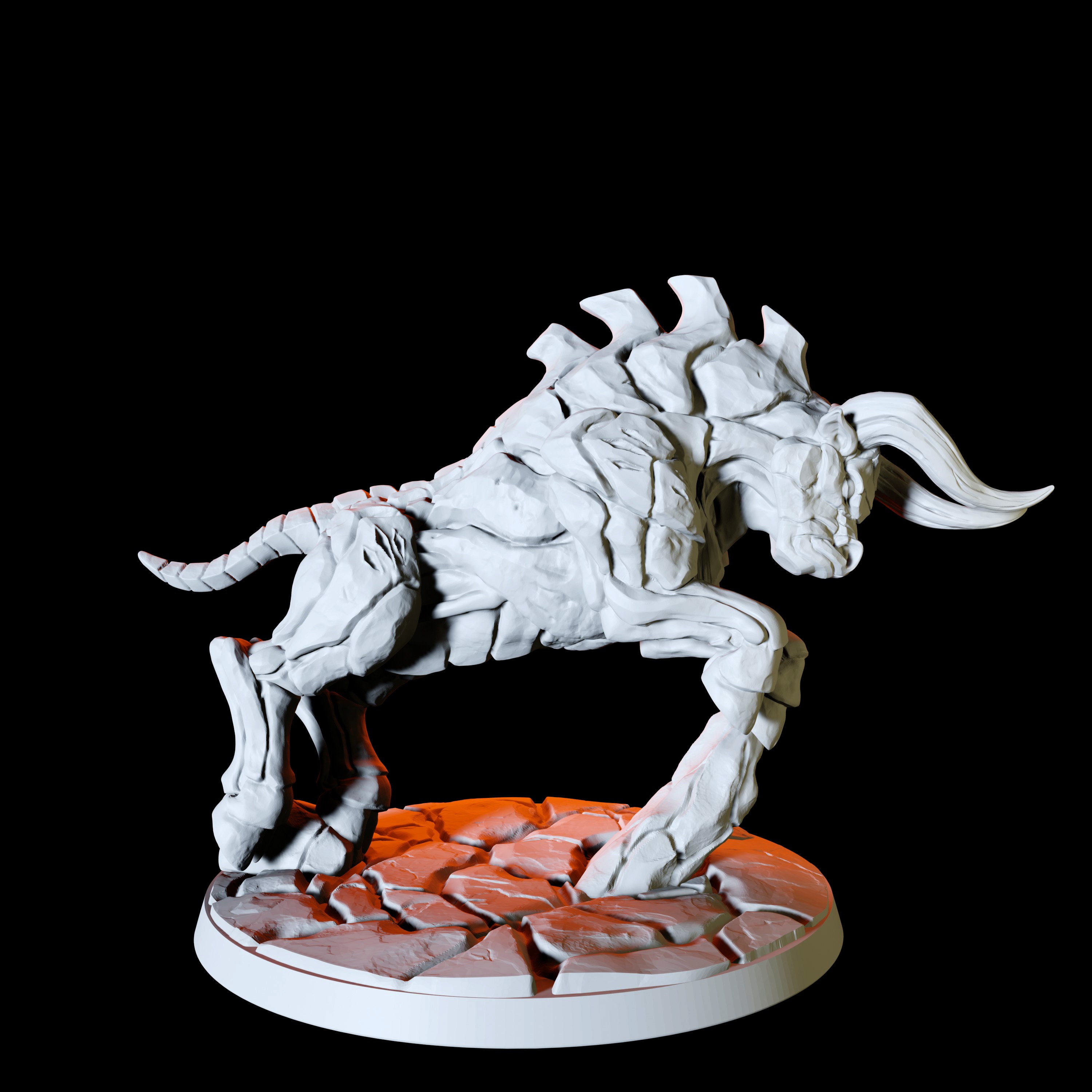 Armoured Bull Miniature for D&D Dungeons and Dragons - Etsy UK