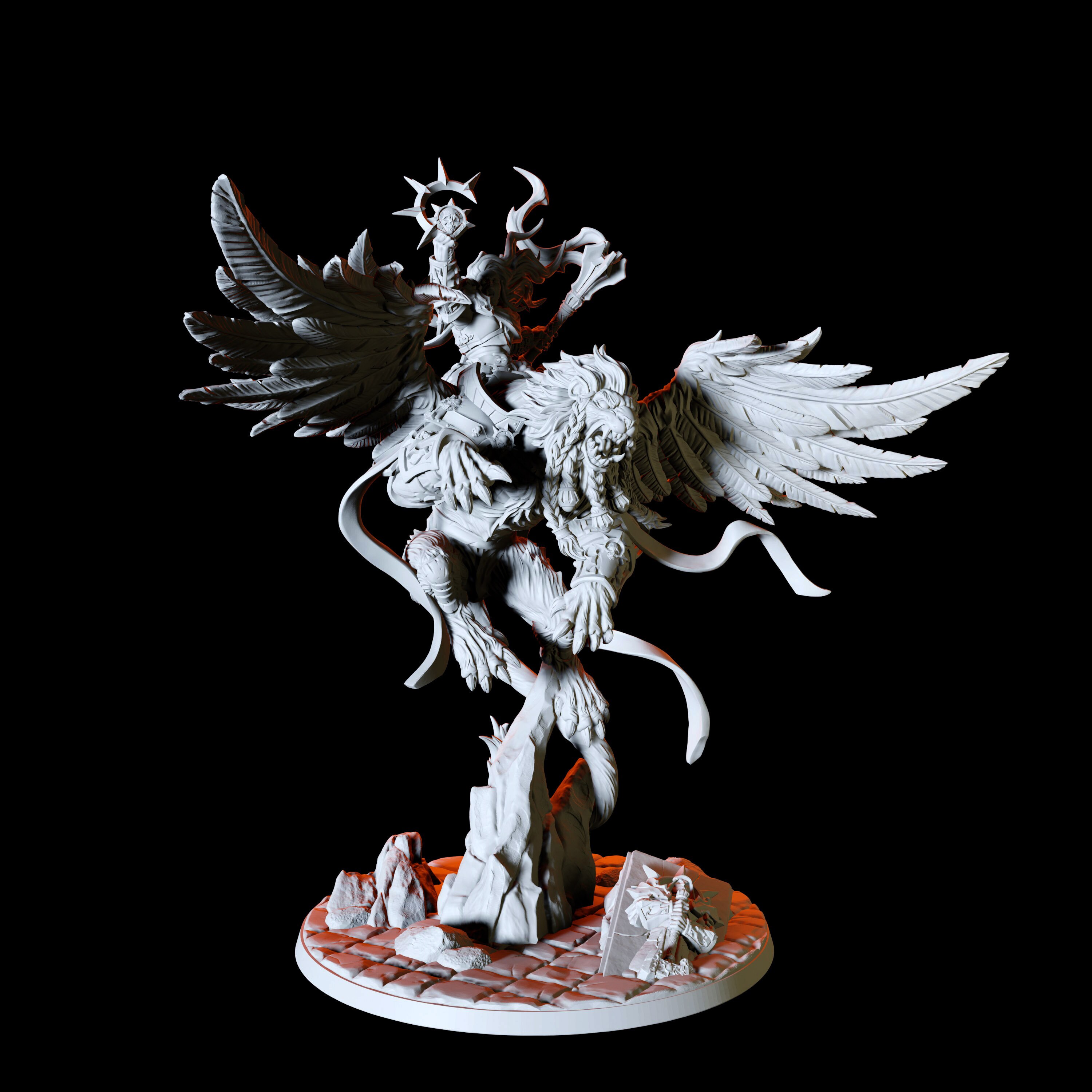 Winged Lion Miniature for D&D Dungeons and Dragons - Etsy UK