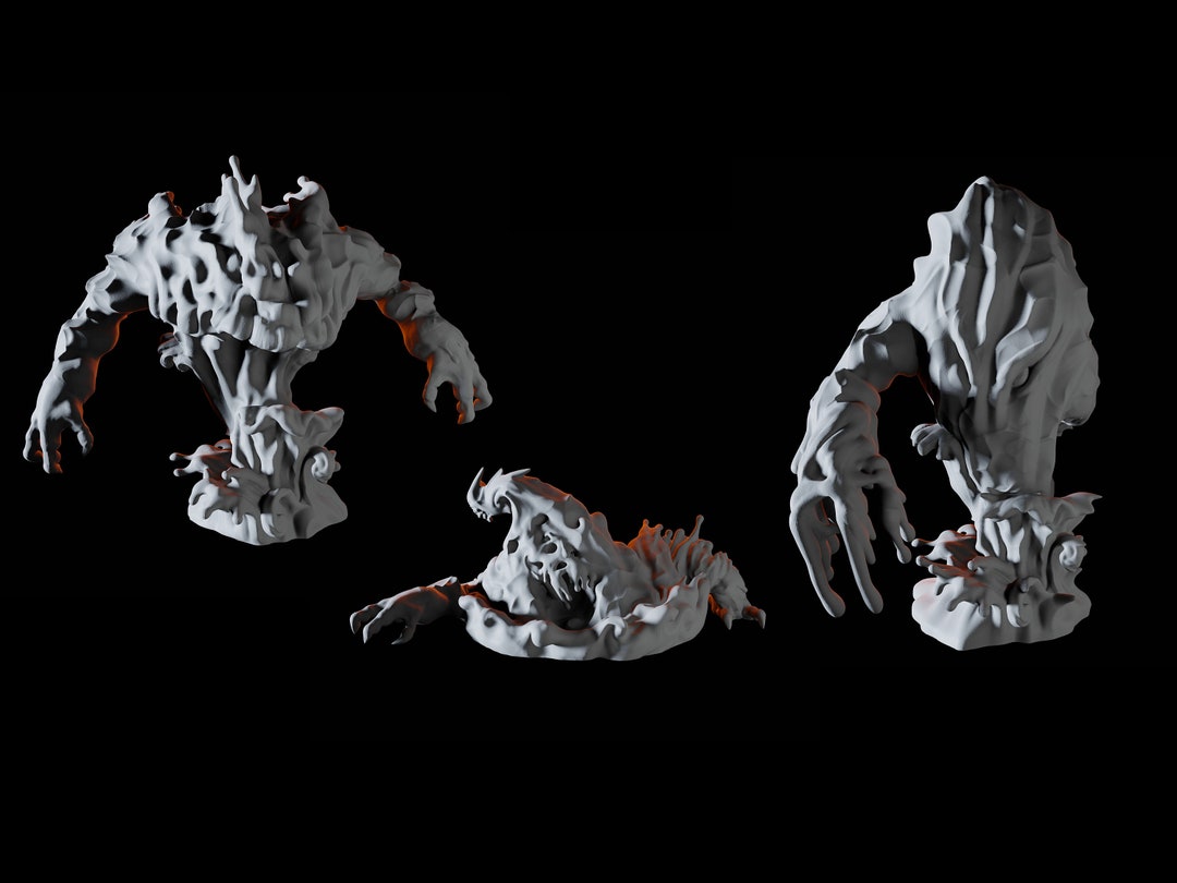 Water Elemental Miniature for D&D, Dungeons and Dragons, Pathfinder and ...