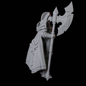 Axe-wielding Knight Miniature A for D&D, Dungeons and Dragons ...