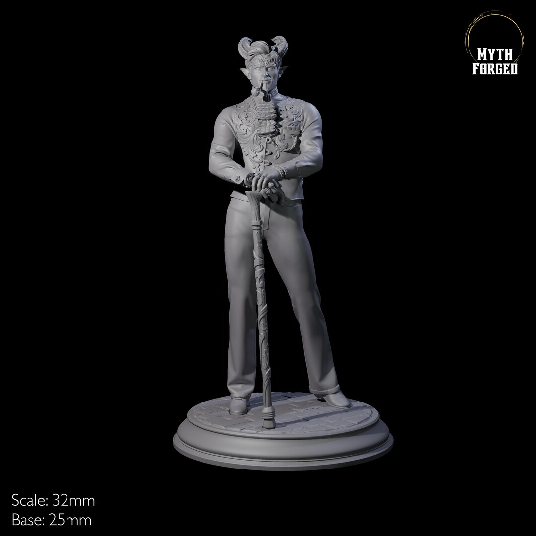 Smirking Satyr Miniature for D&D, Dungeons and Dragons, Pathfinder and ...