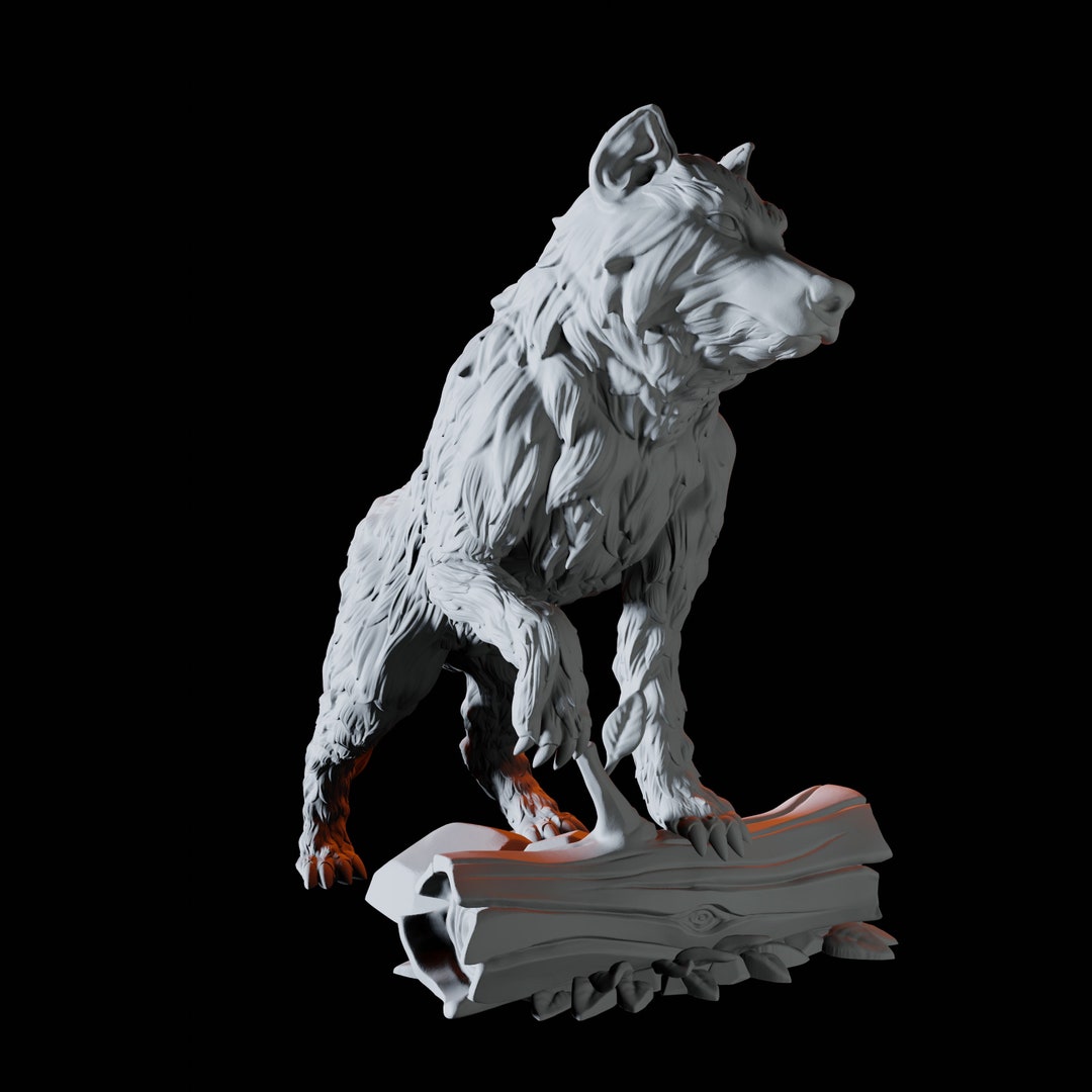 Wolf Miniature for D&D, Dungeons and Dragons, Pathfinder and Many Other ...