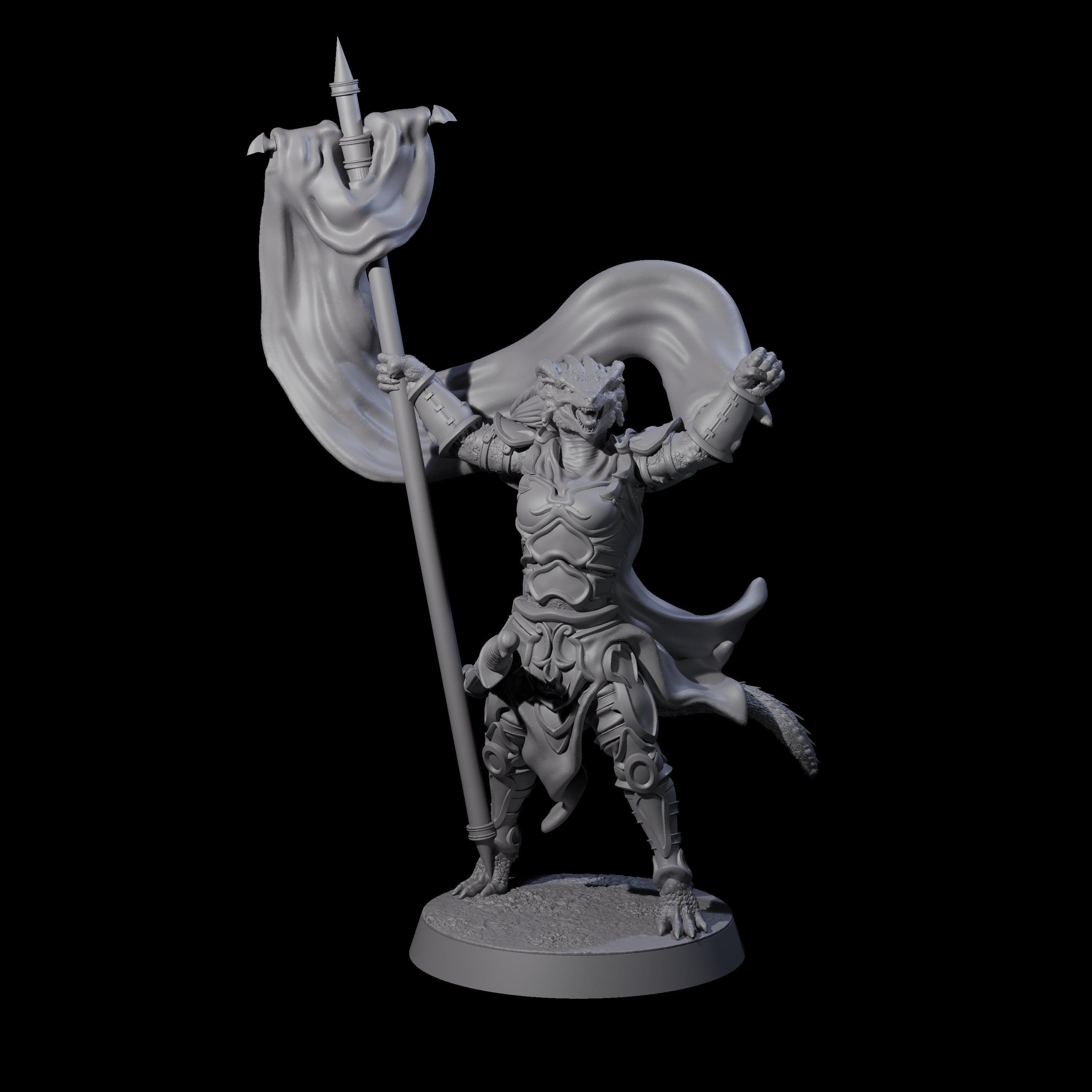 Eight Valiant Dragonborn Crusaders Miniature for D&D, Dungeons and ...