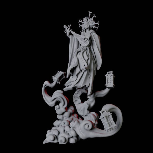 Female Oni Samurai Miniature Fighter Warrior Mini Dungeons and Dragons ...